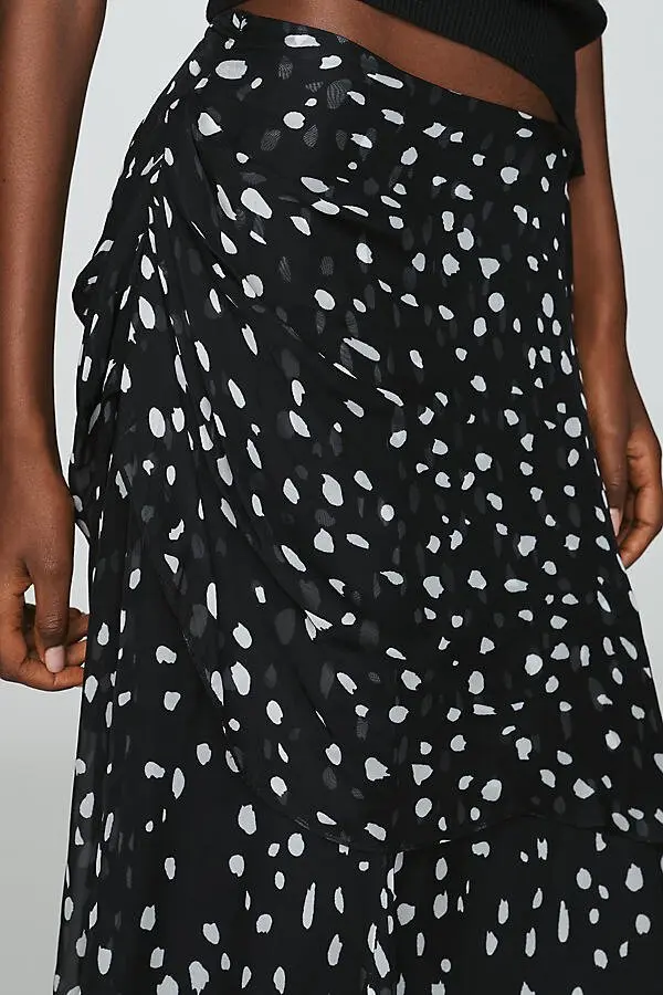 Hemant & Nandita Tie-waist Maxi Skirt