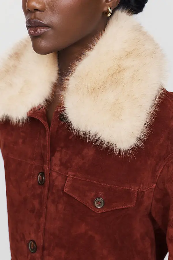 Blanknyc Midnight Drift Suede Jacket