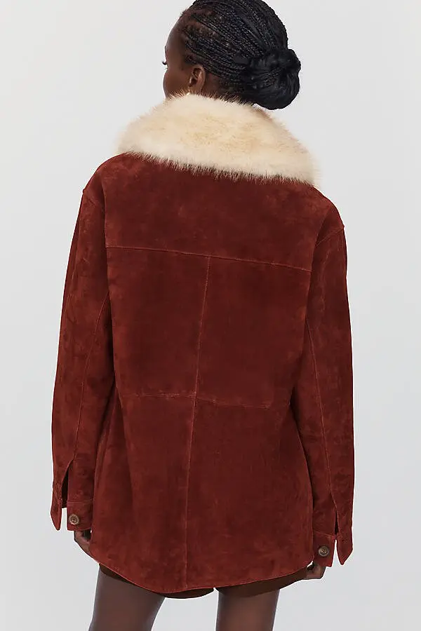 Blanknyc Midnight Drift Suede Jacket