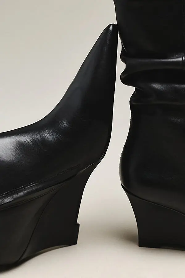 BLACK SUEDE STUDIO Nora 70 Mm Wedge Boots