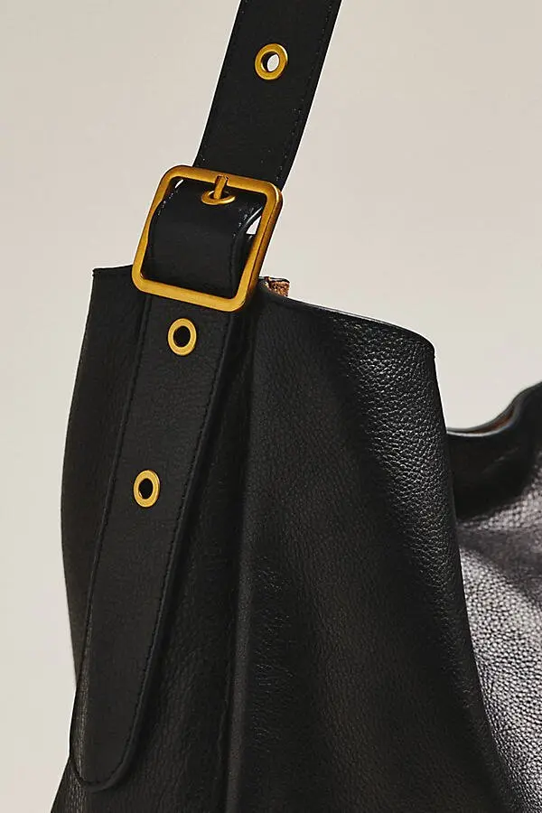 Anthropologie Hatton Leather Large Shoulder Bag
