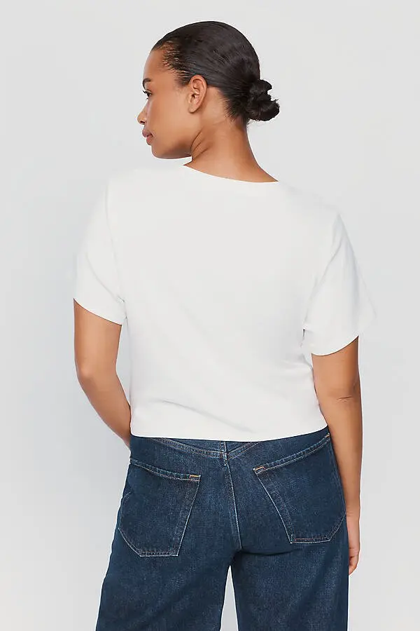 English Factory Olive Beaded Tee