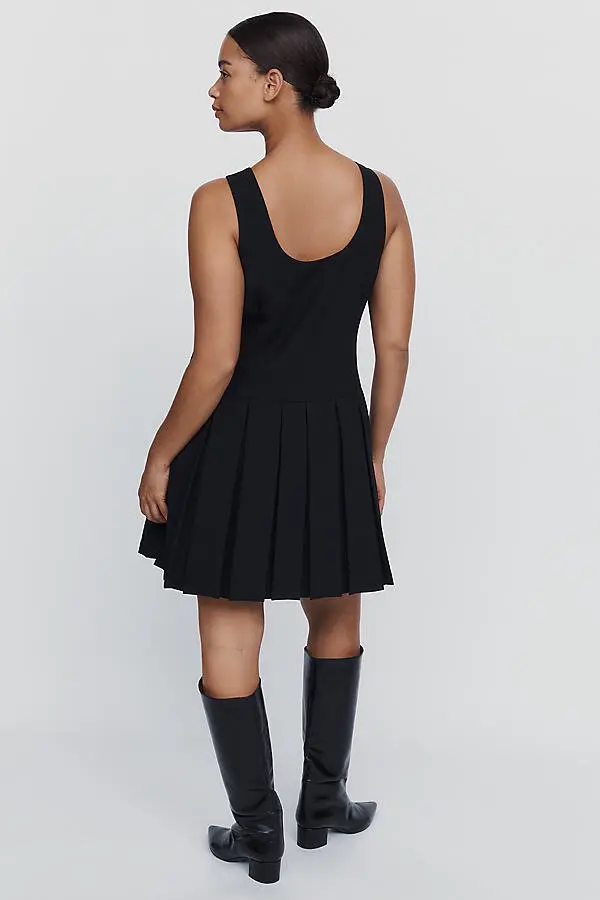 English Factory Plus Pleated Mi Dress