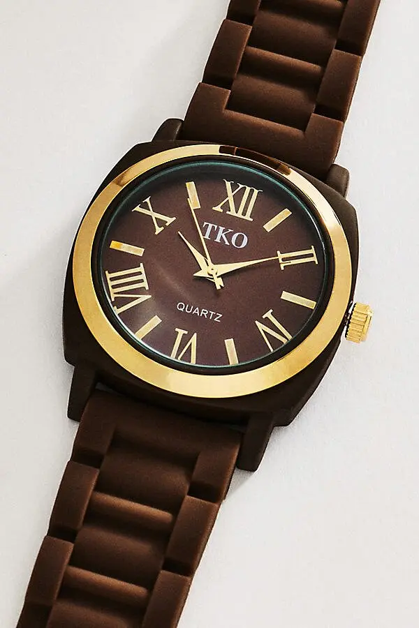 Anthropologie Silicone Watch - Brown