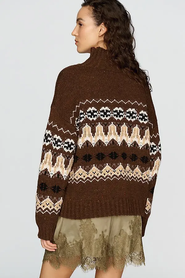 MARE MARE Wool Blend Fair Isle Sweater