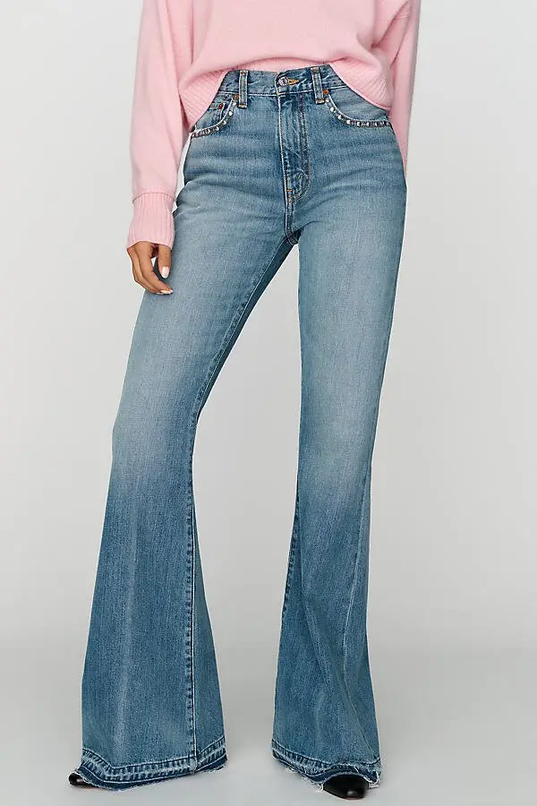 RE/DONE Jane High Rise Flare Jeans