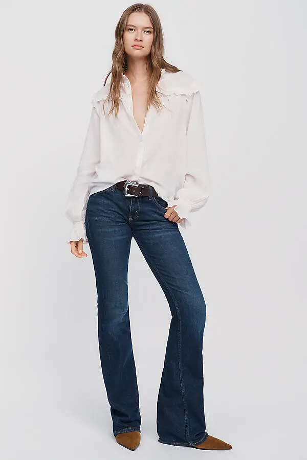 RE/DONE Mirco Low Rise Bootcut Jeans