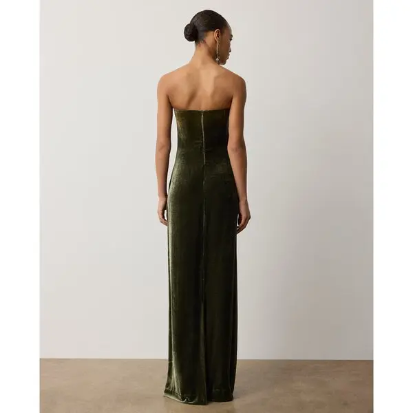 Ralph Lauren Farley Velvet Evening Dress
