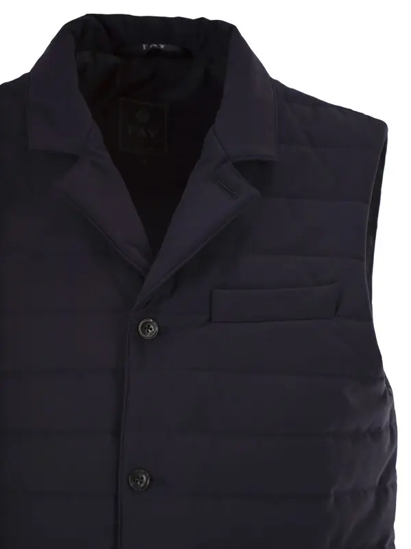 FAY Quilted Stretch Nylon Waistcoat