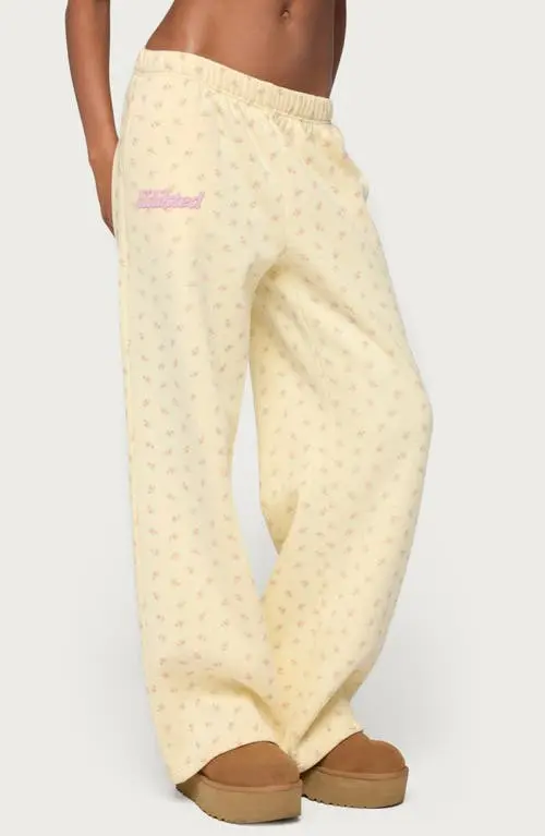 EDIKTED Flower Power Sweatpants