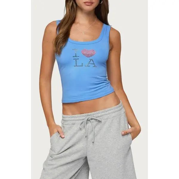 EDIKTED I Heart La Tank Top