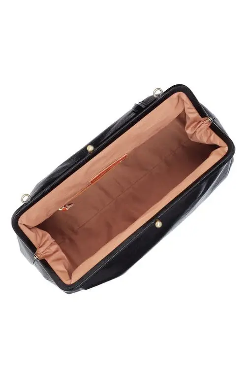 Hobo Alba Frame Large Leather Shoulder Bag