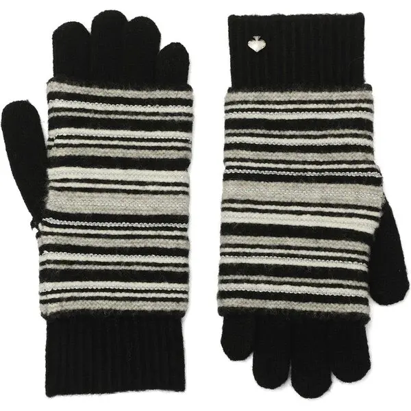 Kate Spade New York Garter Stripe Gloves