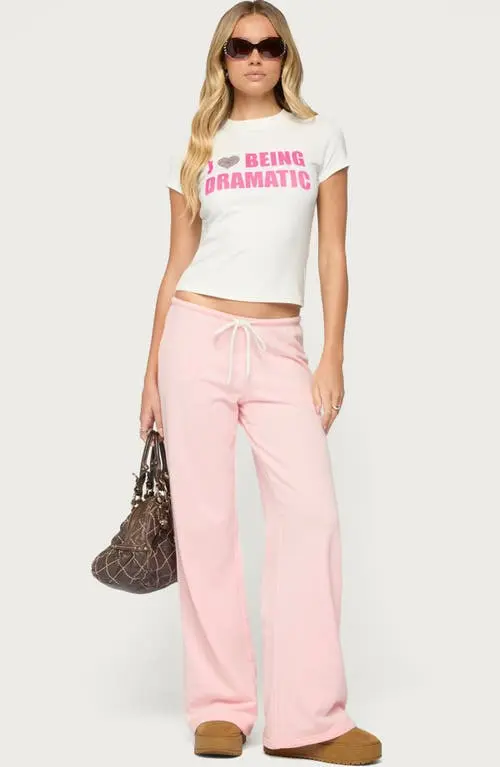 EDIKTED Callista Straight Leg Sweatpants
