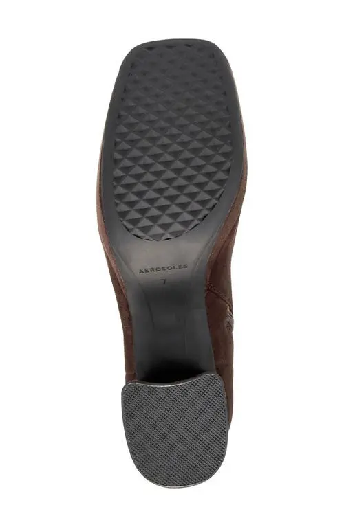Aerosoles Sasha Faux Leather Platform Tall Boot - Java