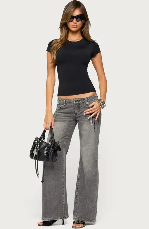 EDIKTED Keala Cutout Back Top