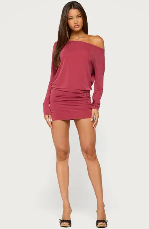 EDIKTED Peila Off The Shoulder Minidress