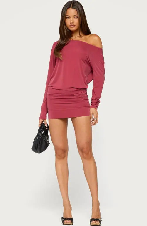EDIKTED Peila Off The Shoulder Minidress