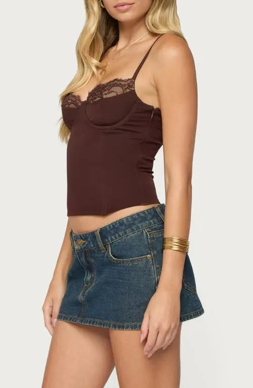 EDIKTED Marla Lacey Corset Camisole