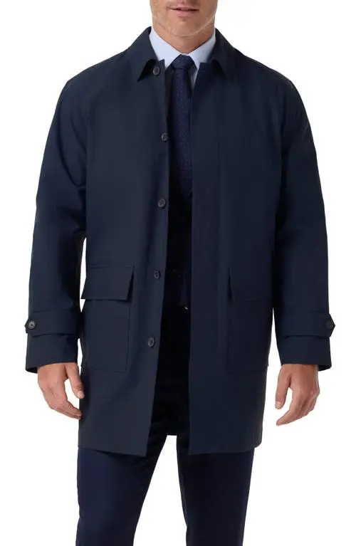 Mizzen+main Ford Water Resistant Topcoat - Navy