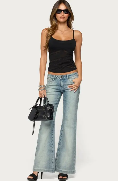 EDIKTED Cerie Lace Trim Camisole