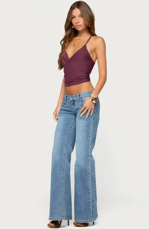 EDIKTED Tippie Open Back Cowl Neck Tank