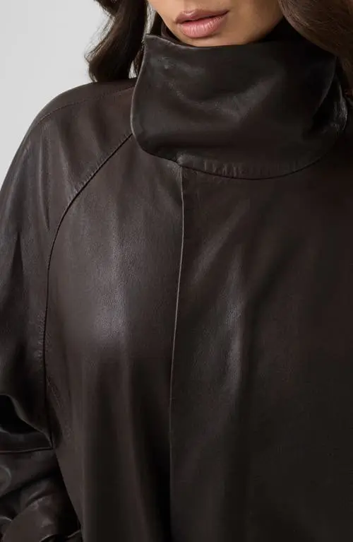 Guess Belted Leather Jacket