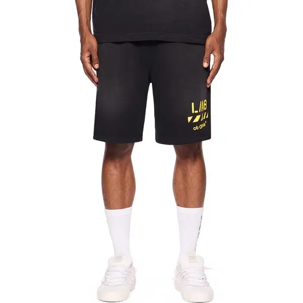 L/AB C/O OFF-WHITE Diag Garment Wash Shorts