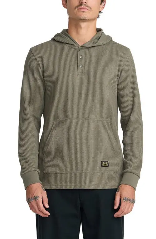 Rvca Dayshift Thermal Hooded Henley