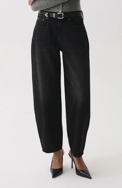 PISTOLA Sacha High Waist Barrel Leg Jeans - Spark