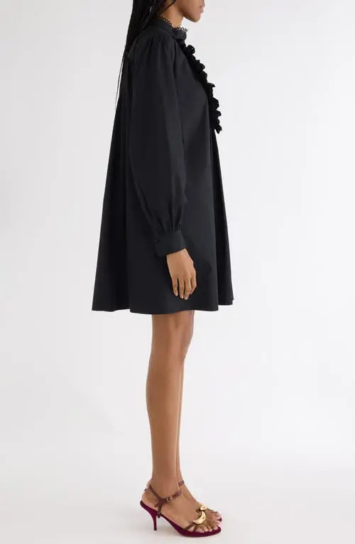 Chloé Long Sleeve Taffeta Dress