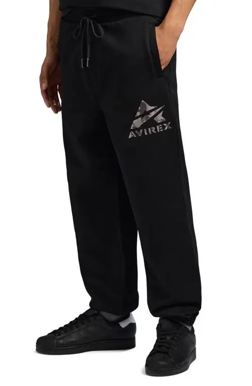 AVIREX Camo Big 'a' Sweatpants