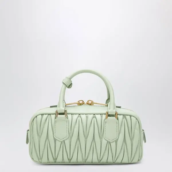 Miu Miu Acqua Arcadie Bag In Matelasse Nappa Leather