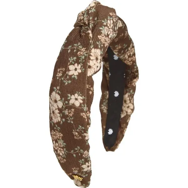 Lele Sadoughi Marlene Floral Headband - Walnut