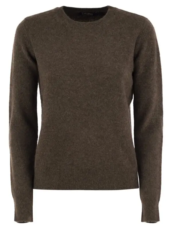 Max Mara Smmvoliera Pure Yak Crew-neck Jumper - Brown