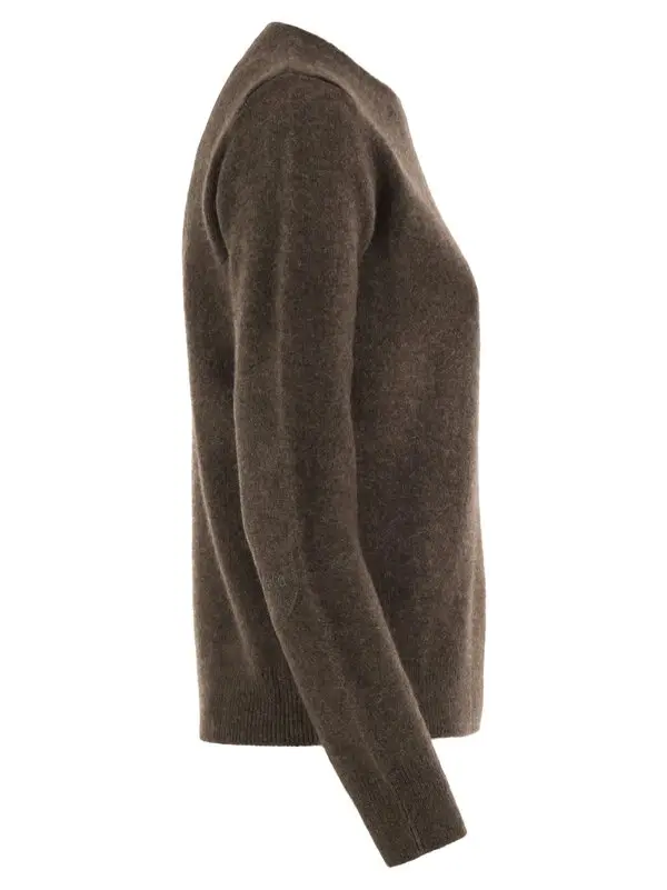 Max Mara Smmvoliera Pure Yak Crew-neck Jumper - Brown