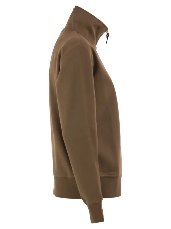 Max Mara Smmcarezza High-neck Zip-up Sweatshirt
