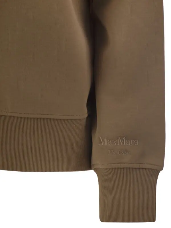 Max Mara Smmcarezza High-neck Zip-up Sweatshirt