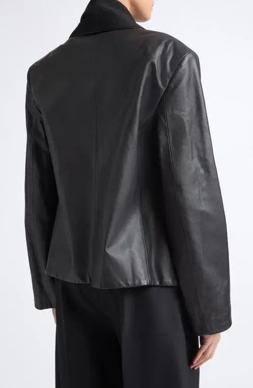 TOTEME Scarf Leather Jacket