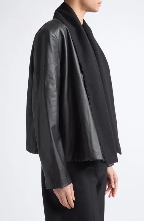 TOTEME Scarf Leather Jacket