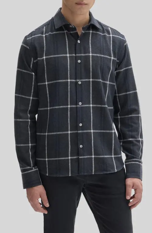 Robert Barakett Jakin Windowpane Button Front Shirt