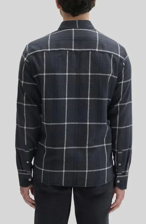 Robert Barakett Jakin Windowpane Button Front Shirt