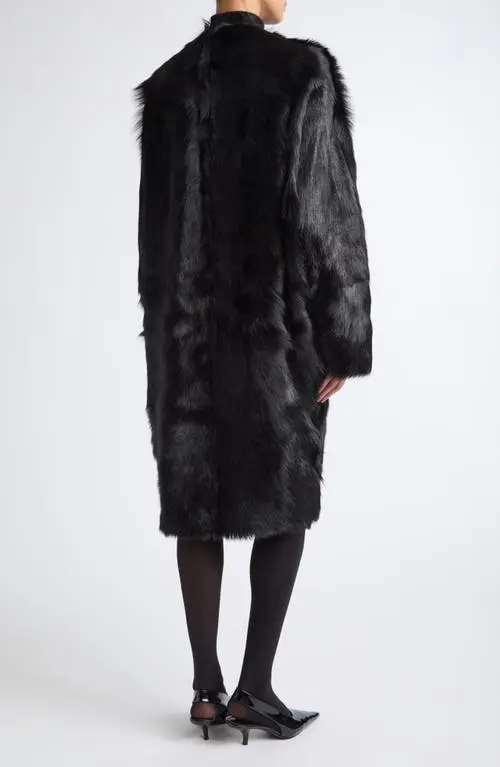 TOTEME Structured Genuine Shearling Coat