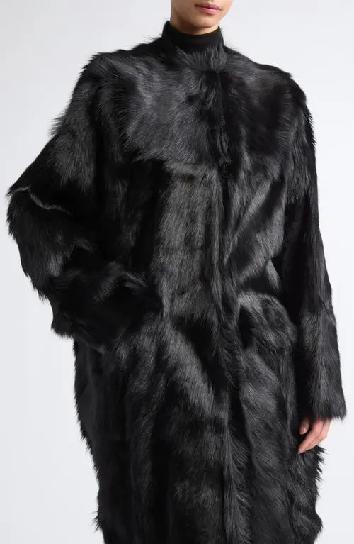 TOTEME Structured Genuine Shearling Coat