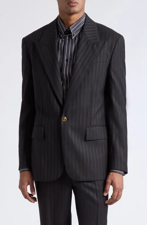 Versace Wool Jacquard Evening Jacket