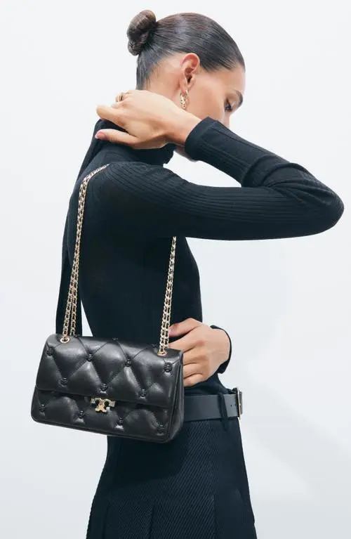 Tory Burch Bunny Knot Small Leather Shoulder Bag