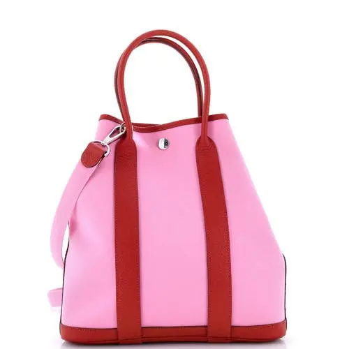 Hermès Garden File Tote Toile And Leather 28