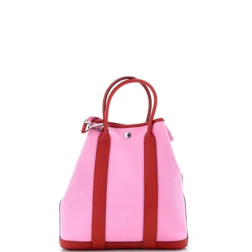 Hermès Garden File Tote Toile And Leather 28