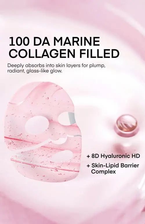TEREZ & HONOR Bio-collagen Deep Hydration Mask - 8pc.