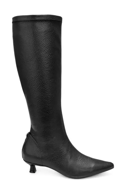 Aerosoles Richie Faux Leather Knee High Boot - Black
